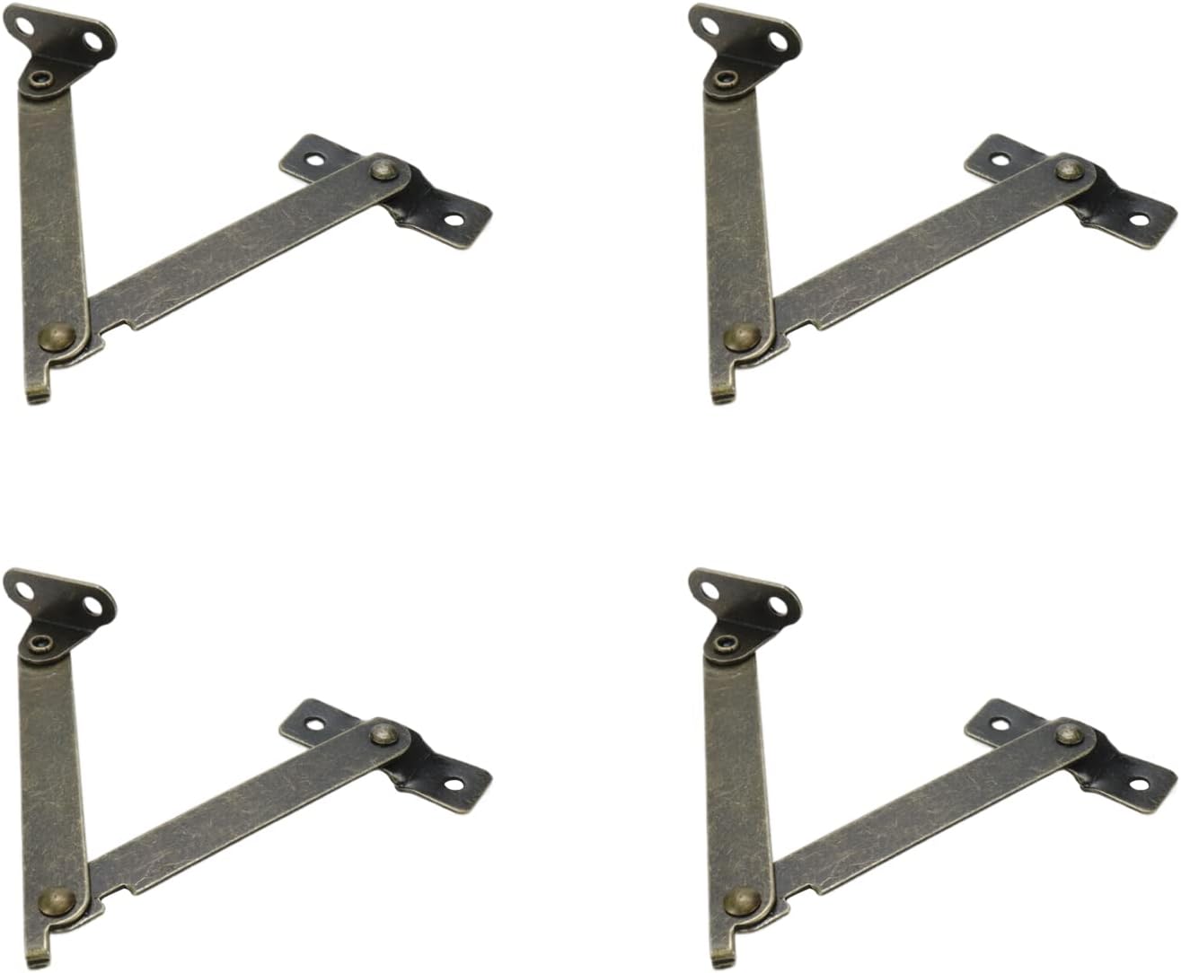 Pufguy Lid Support Hinges Left Side and Right Side Folding Hinges 3.5 ...