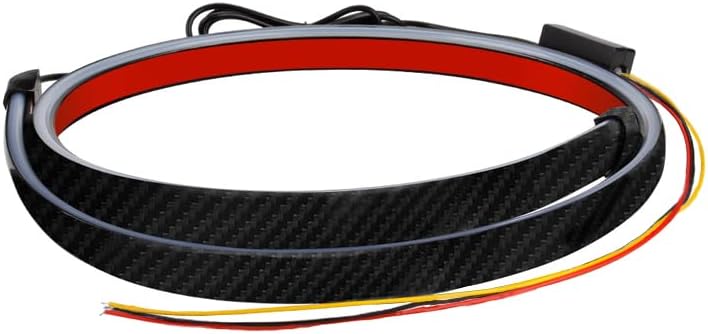 Amazon.com: TOTMOX LED Car Tail Brake Light Strip, Rear Roof Trunk Tail ...