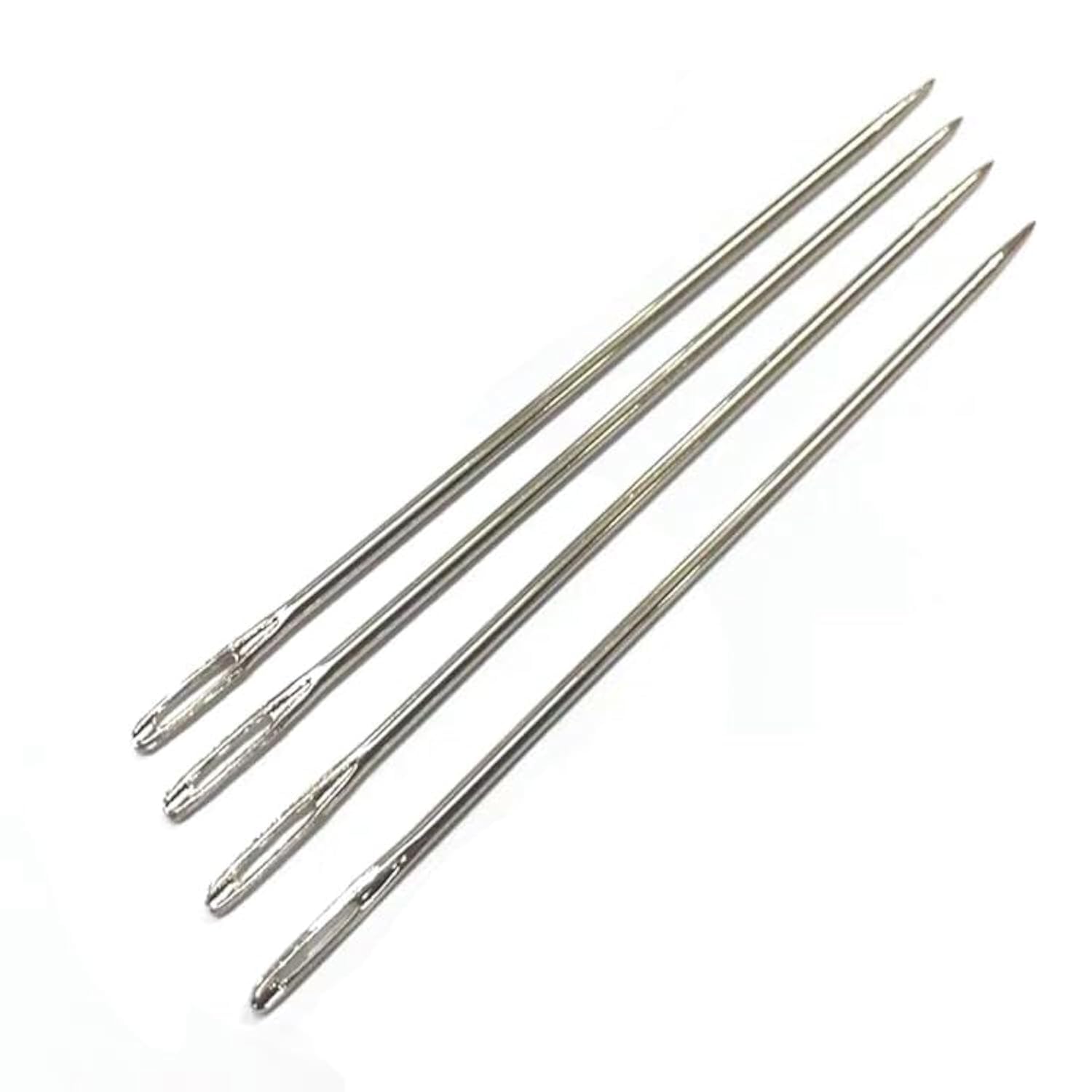 Amazon.com: 6 pcs 12 Inch Extra Long Upholstery Needles 3mm, Large Eye ...