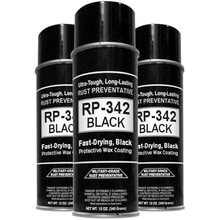 Amazon.com: Cosmoline RP-342 Black Rust Preventive Spray (Military ...