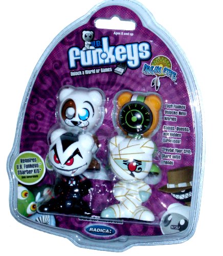 Buy Mattel Radica U.B. Funkeys Dream State 4 Pack Set with Waggs, Drift ...