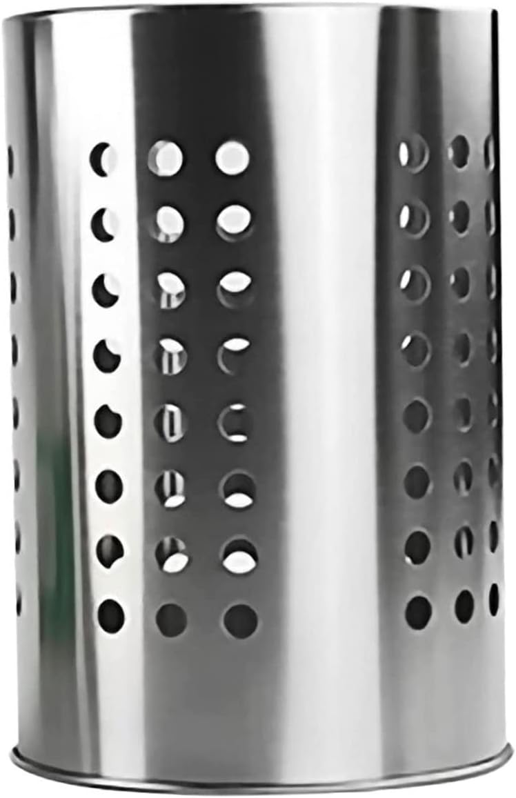 Amazon.com: KONTONTY stainless steel cutlery bucket tableware rack ...