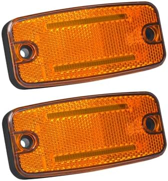 Amazon.com: Yinaolan 2 Pcs Amber Led Side Marker Lights For Trailers ...