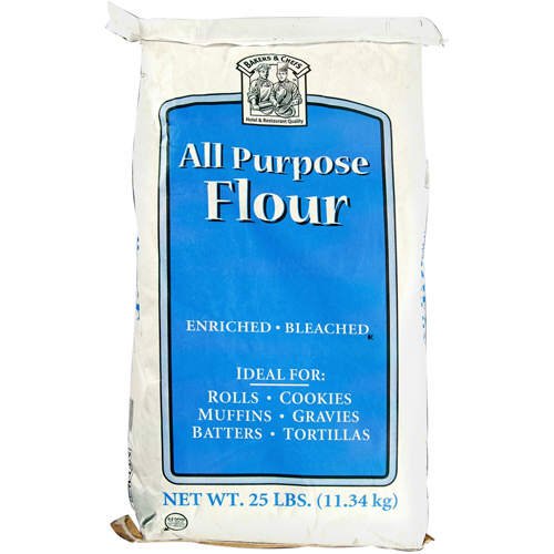 Amazon.com : Bakers & Chefs All Purpose Flour - 25 Lb. Bag : Wheat ...