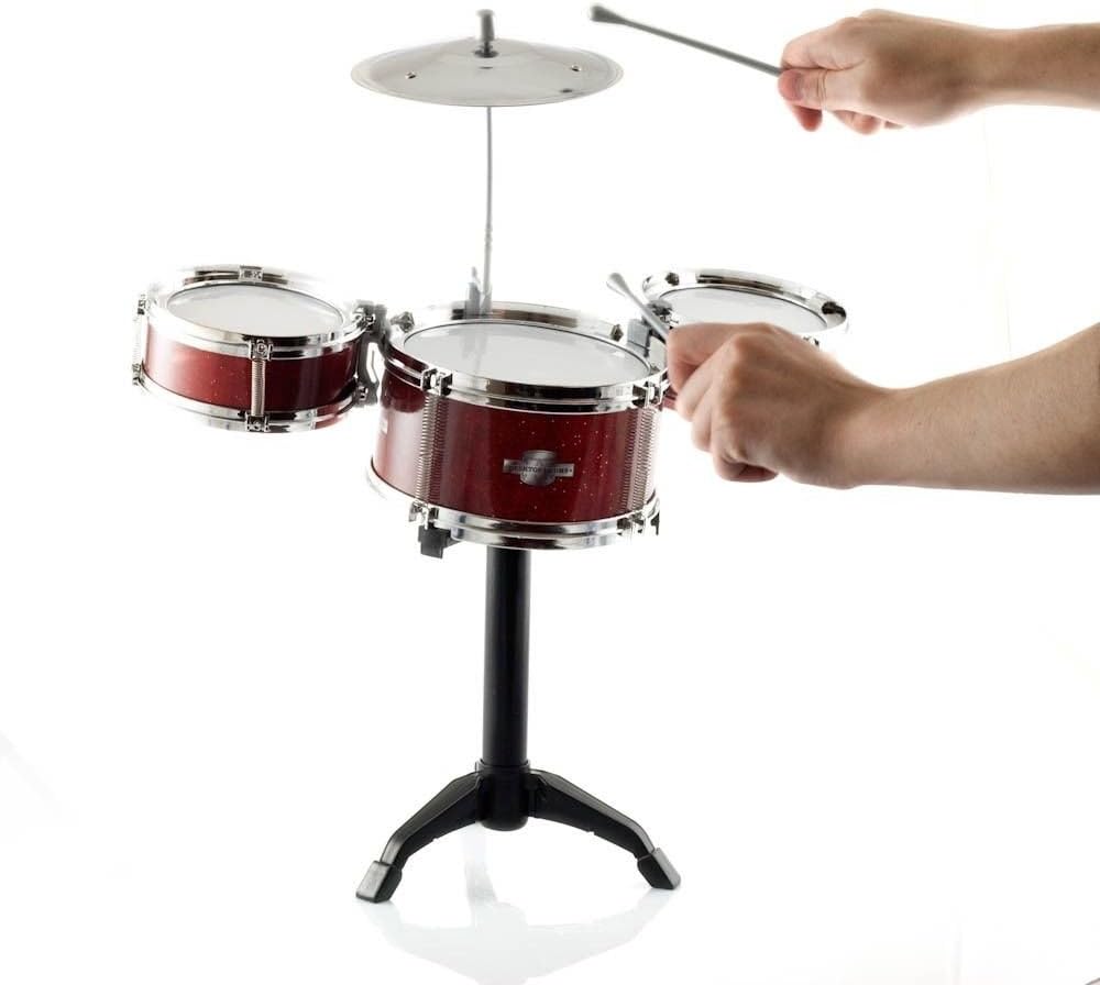 Amazon.com: Desktop Drum Set with Drumsticks : Toys & Games