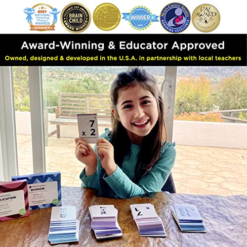 Snapklik.com : Think Tank Scholar Multiplication And Division Flash Cards