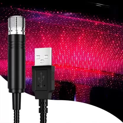 Roof Star Projector Lights, USB Portable Adjustable Flexible Interior ...