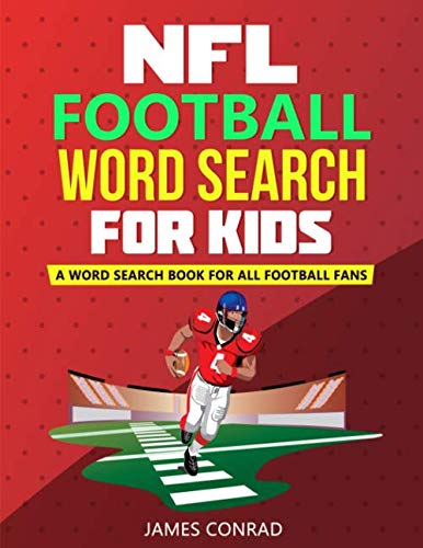 NFL Football Word Search For Kids: A Word Search Book For All Football ...