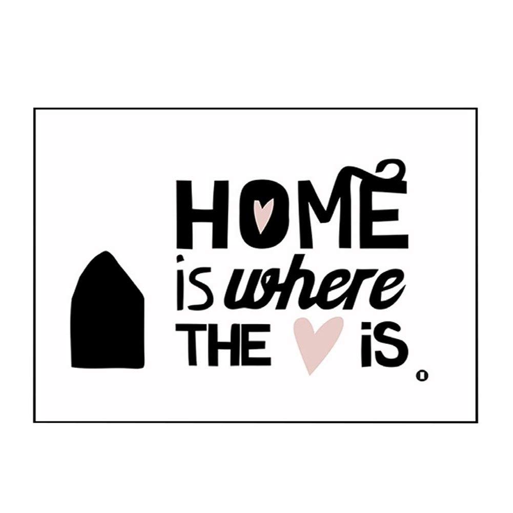 Simple English Alphabet Push Pull Meter Box Decorative Frame Painting ...