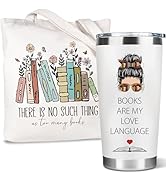 Amazon.com: Bookworm Gifts for Readers Book Lovers Women, Book Themed ...
