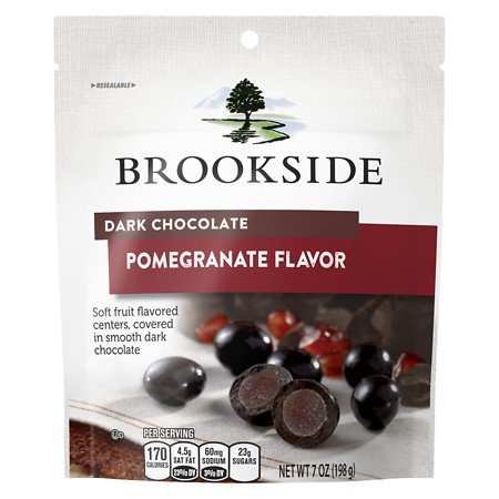 Brookside Pomegranate Flavor Dark Chocolate (198gm) : Amazon.in ...