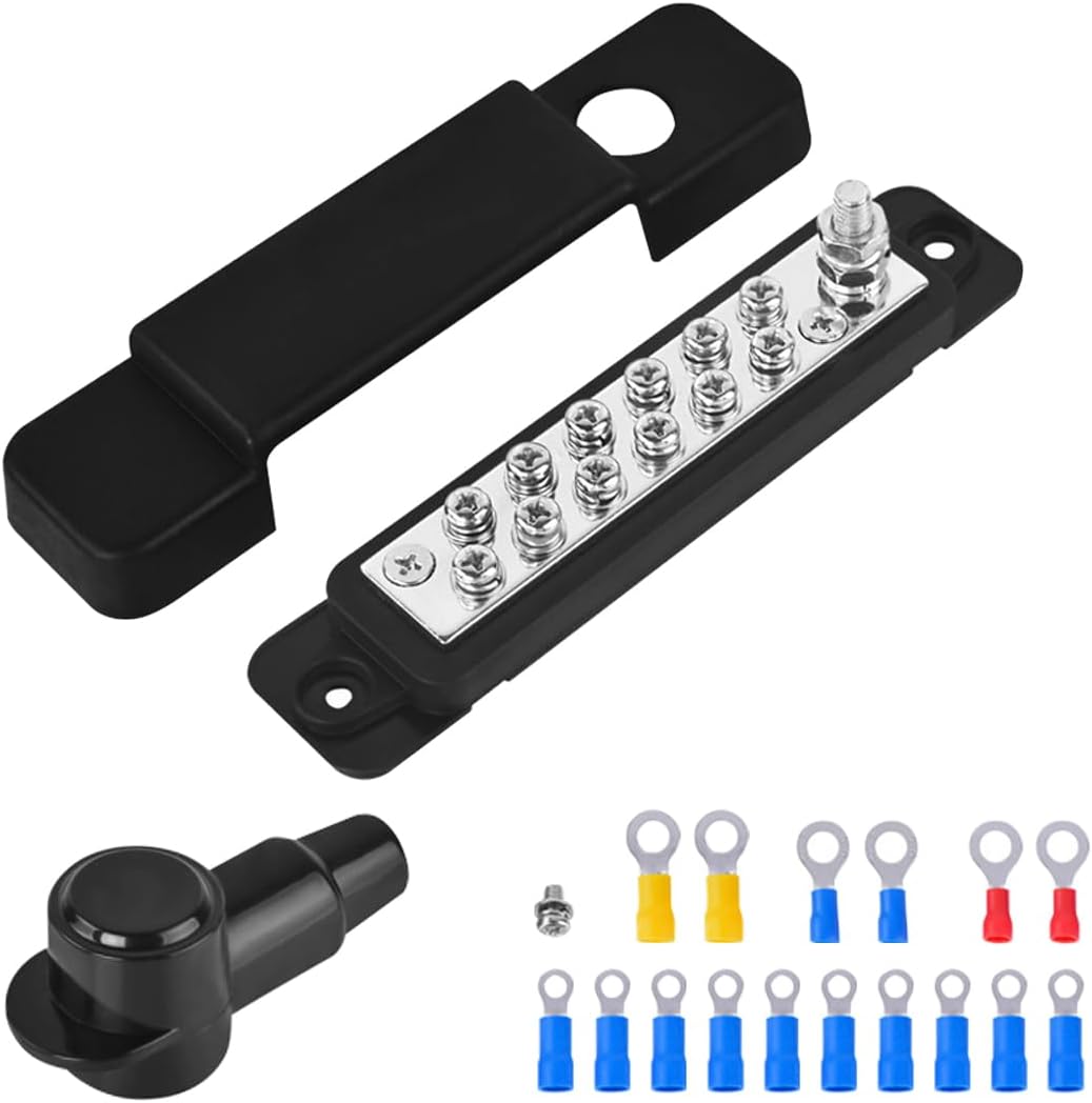 CGEAMDY Bus Bar Power Distribution Block, Terminal Power Distribution ...