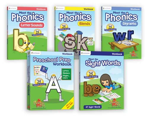 Amazon.com: Preschool Prep Company Basics/Reading WORKBOOK Bundle with ...