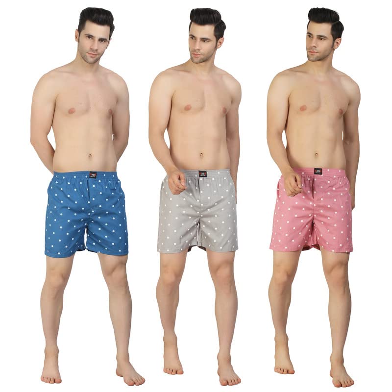 Buy ONE5 Men's Cotton Boxers (Combo of 3) at Amazon.in