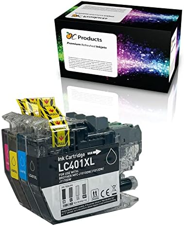 OCProducts Compatible Ink Cartridge Replacement for Brother LC401XL for ...