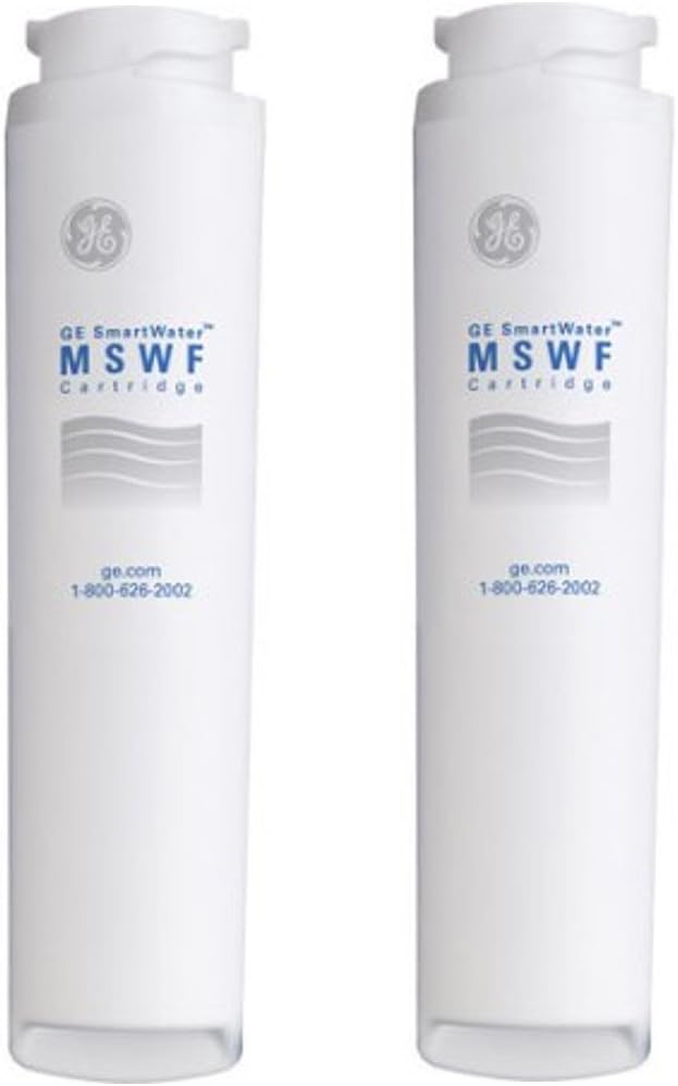 GE MSWF Refrigerator Water Filter, 2 Pack Size: 2 Pack Model: MSWF ...
