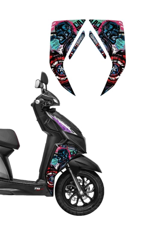 Grayfixx Side Panel Full Cover Sticker for Ntorq | Side Panel for Both ...