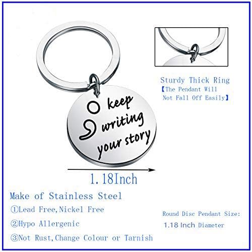 Semicolon Keychain Keep Writing Your Story Keychain Mental Health ...