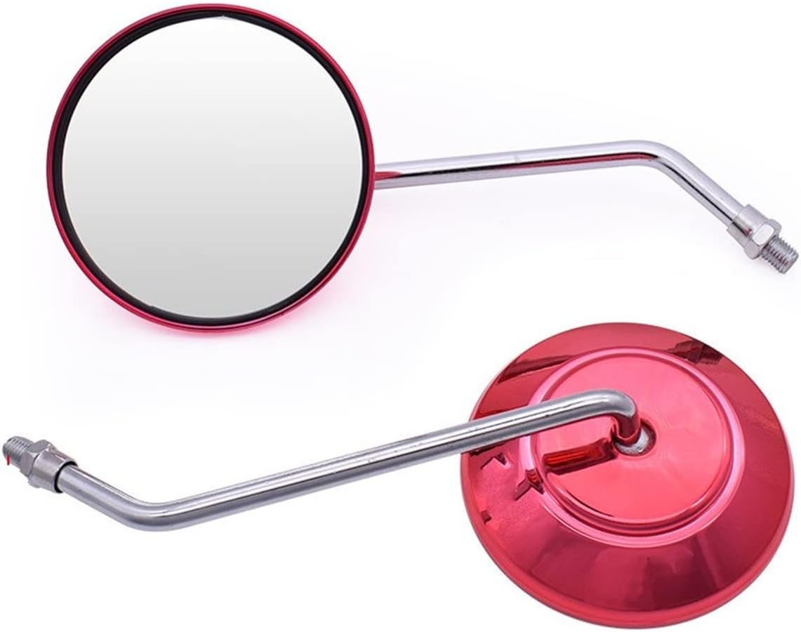 Amazon.com: BOMATY Rearview Mirror for Y&AMAHA 10mm 8mm One Pair Circle ...