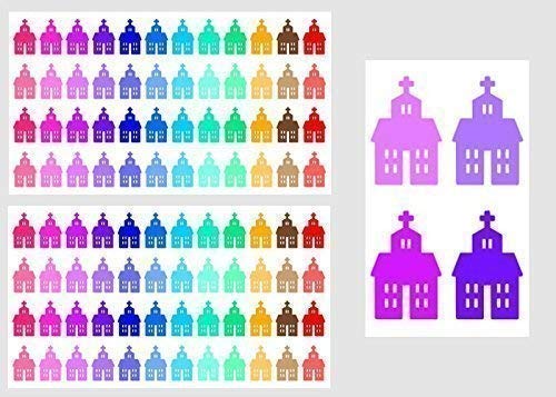 Amazon.com: 2 SHEET SET Church Planner Stickers : Arts, Crafts & Sewing
