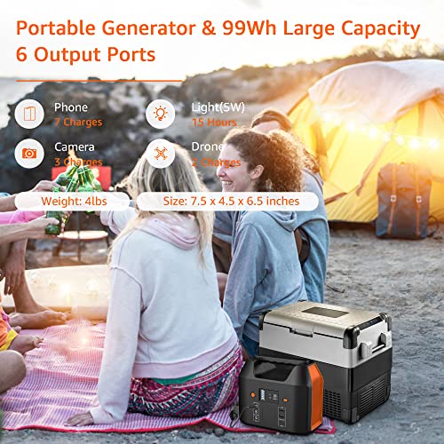 SinKeu Portable Power Station,27000mAh/99Wh Solar Generator with 230V ...