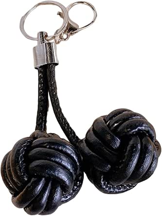 Amazon.com: Unique Monkey Fist Knot Ball Keychain; Made from Durable ...