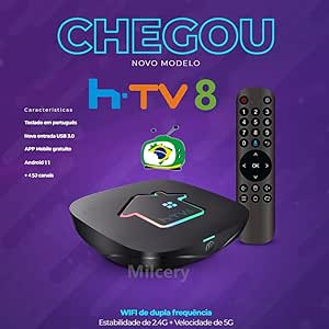 Amazon.co.jp: HTV Box 9 Brazil HTV8 Box H8 H.TV7 TV Brazil New Version ...