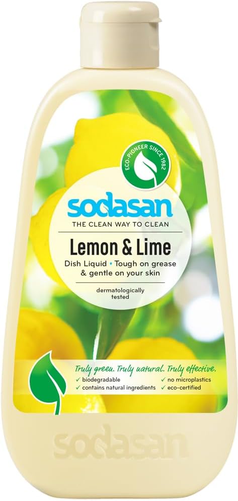 Amazon.com: SODASAN Ecological Organic Vegan dishwashing liquid 500ml : Health & Household