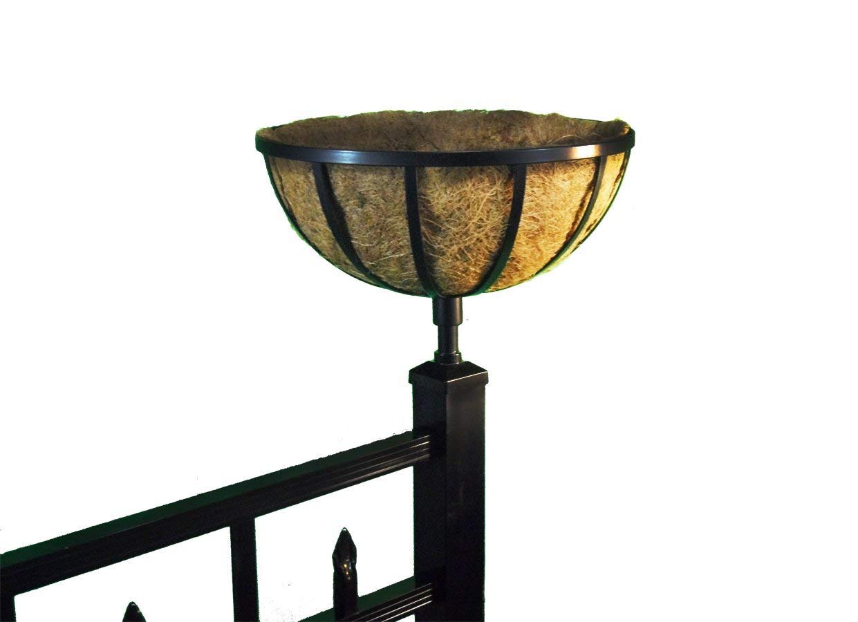 Amazon.com : Tru-Post TP-PB142 14 inch Planter Basket for a Deck ...