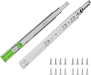 6 Pairs 14 inch Drawer Slides Soft-Close Full Extension Side Mount Ball ...