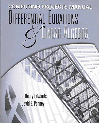 Amazon | Computing Projects for Differential Equations and Linear ...