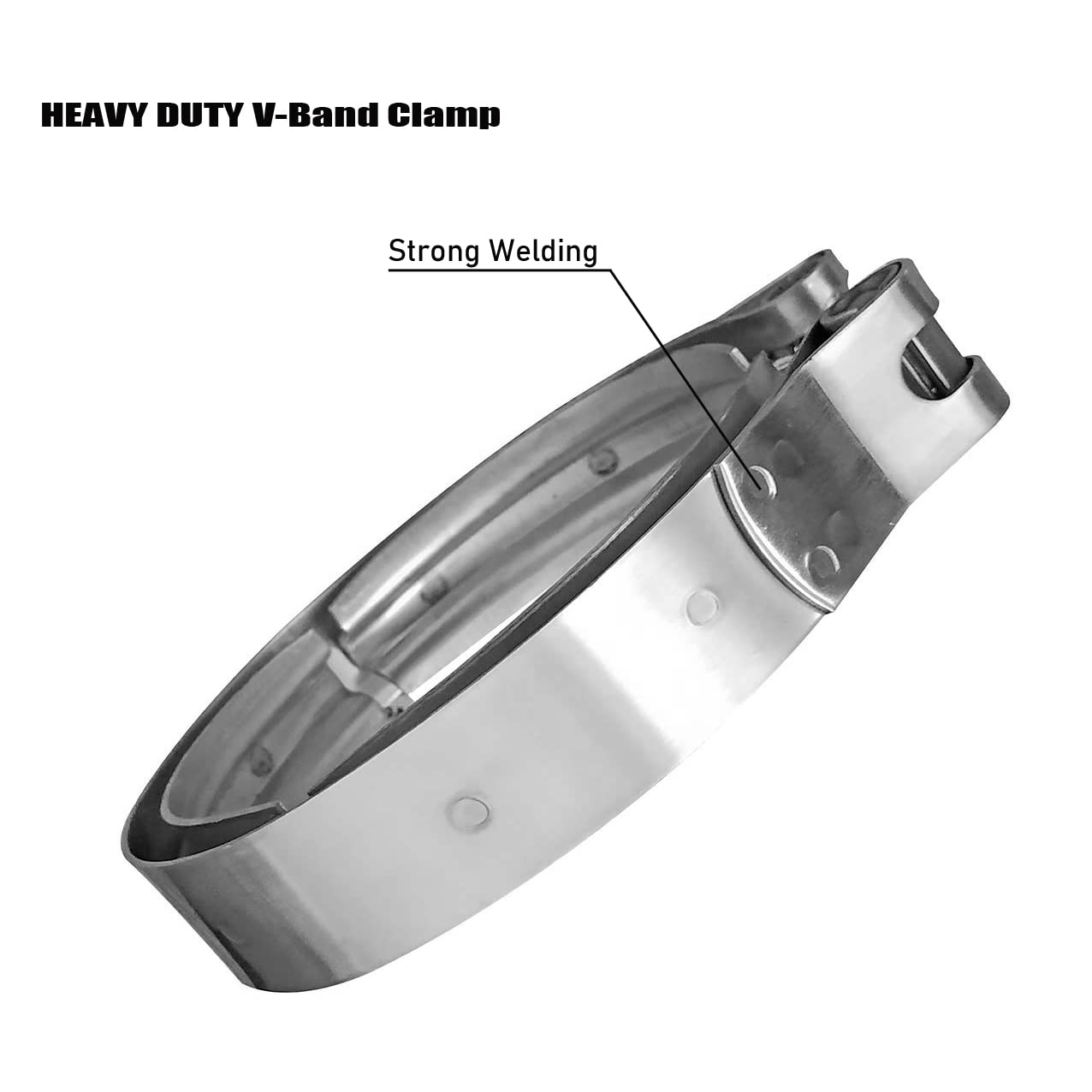 Snapklik.com : 1.75 Inch V Band Clamp-Stainless Steel304, For Turbo ...