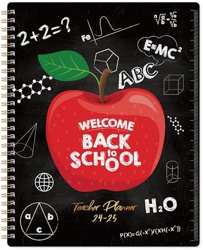 Amazon.com : Colorful Undated Teacher Planner 2024-2025 - Homeschool ...
