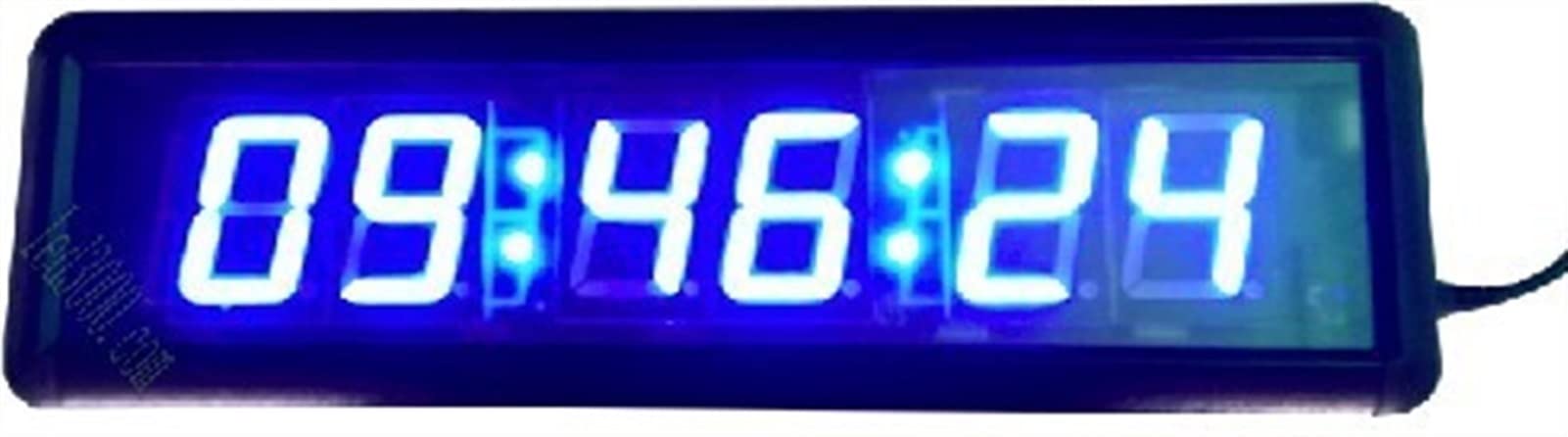 Buy Brenkumoty Stopwatch Watch 1.8 Inch Countdown Timer Clock High Word Seven Segment LED Clock ...