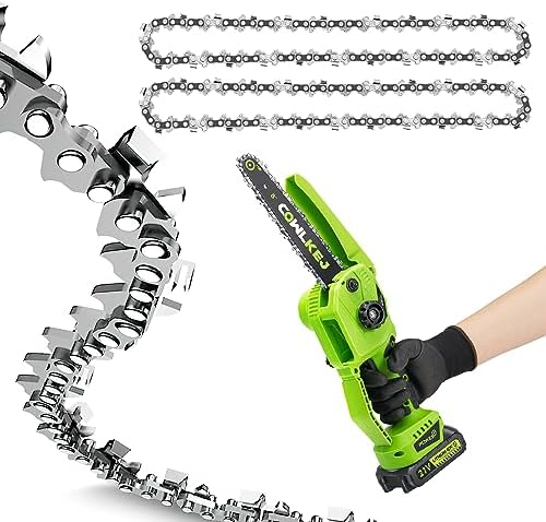 CQWLKEJ 2 Pack Chainsaw Chain for 8 Inch Bar, Mini Chainsaw Chain 8 ...