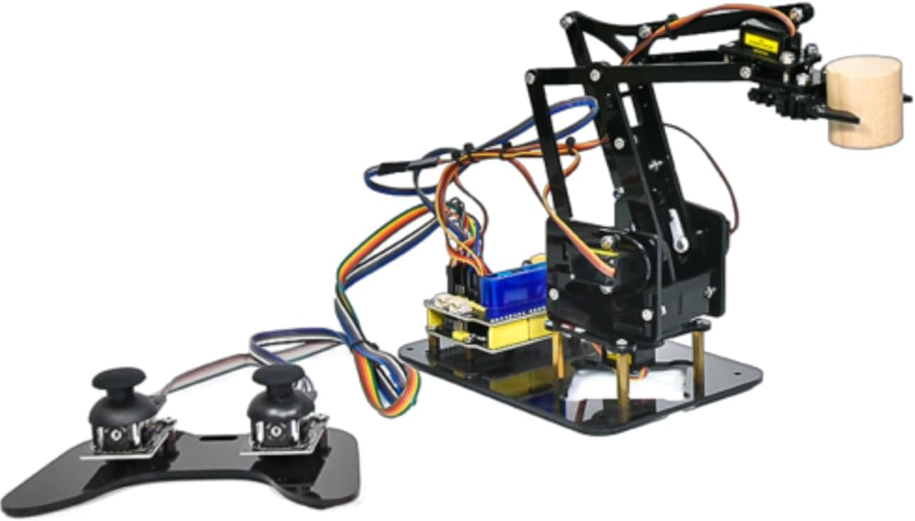 KEYESTUDIO Kit électronique Robot 4DOF avec tutoriel, Module de Suivi ...