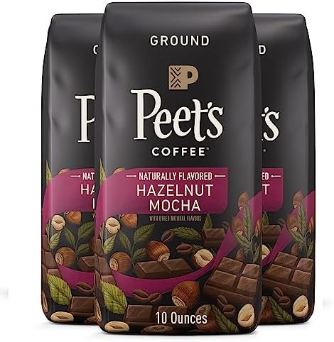 Amazon.com : Peet's Coffee, Hazelnut Mocha Ground Coffee - 30 Ounces (3 ...