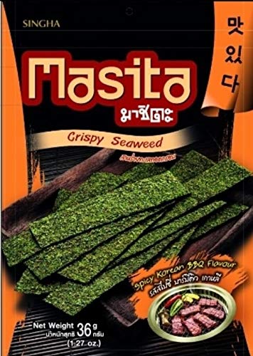 Amazon.com: MASITA FRIED SEAWEED SPICY 40 G. : Grocery & Gourmet Food