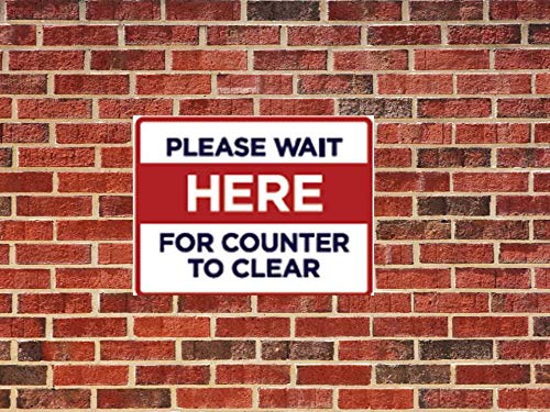 INSHOPFITTING Social Distancing Safety Floor Decals/POSTER Colorful ...