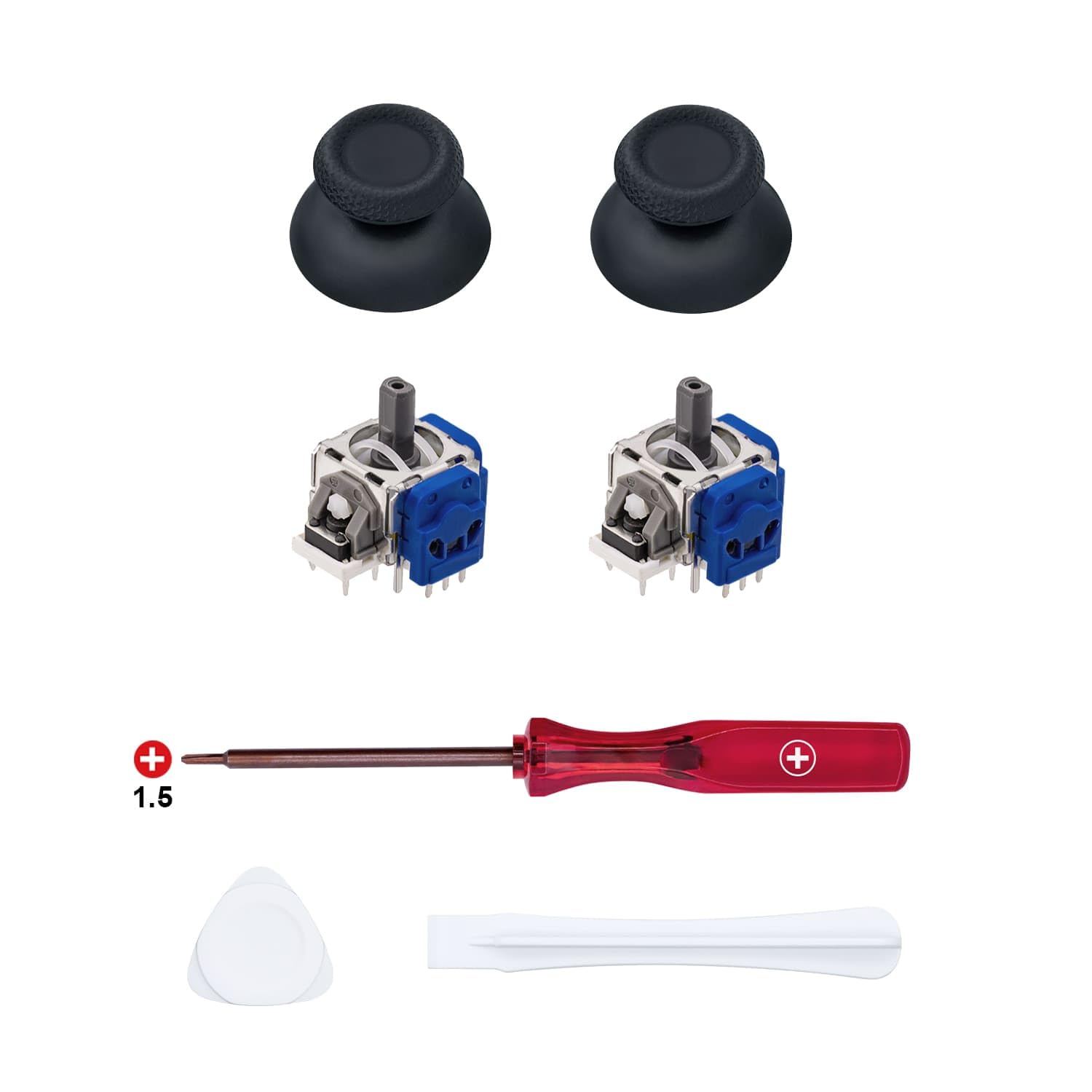 Mcbazel 7 in 1 Hall Effect Analog Joystick Repair Kit for PS5 ...