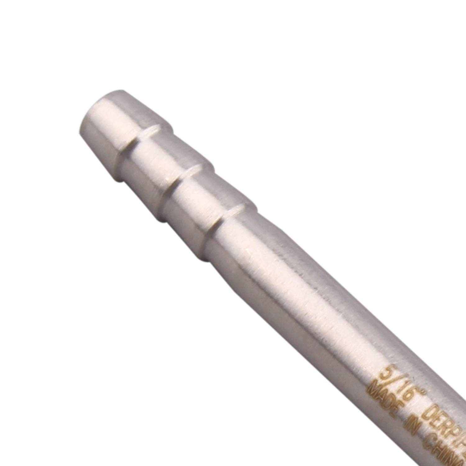 Snapklik.com : DERPIPE Stainless Steel 5/16 Hose Barb, Straight Splice ...