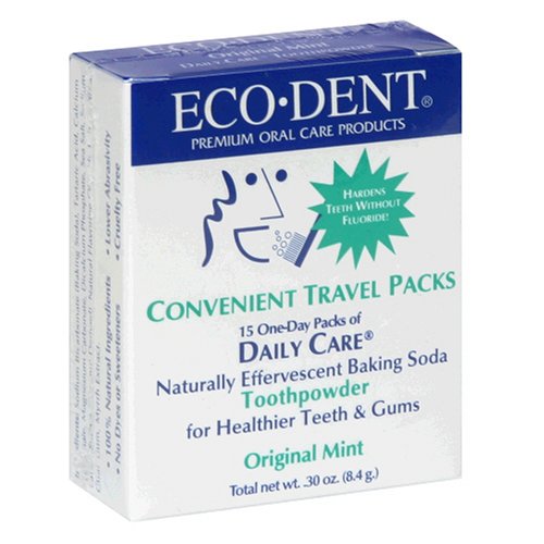 Amazon.com : Eco-Dent Daily Care Toothpowder, Original Mint, 0.3 oz (8. ...