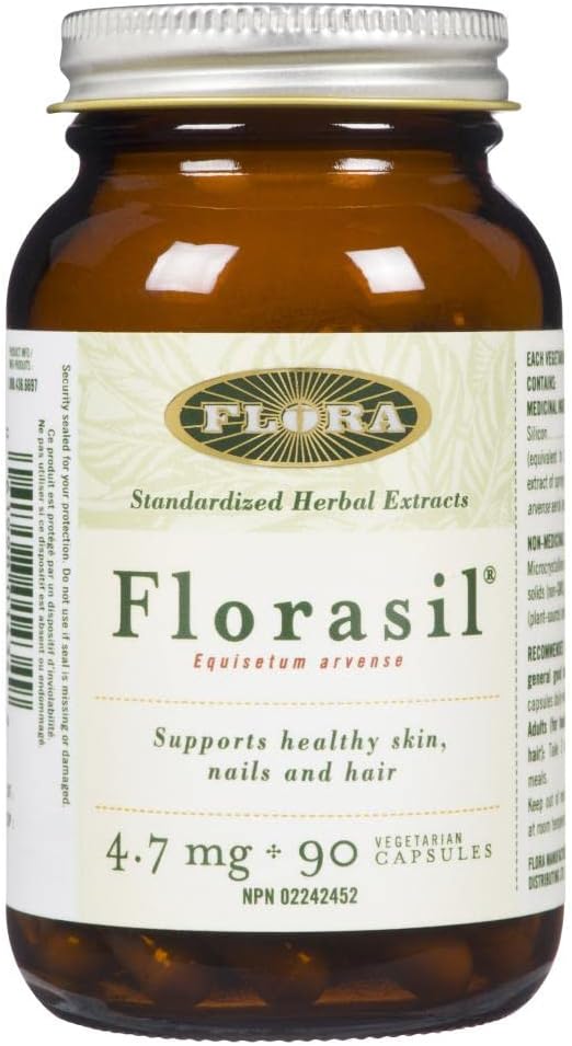 Flora Health FloraSil for Hair, Skin, and Nails - Supports Vegan ...