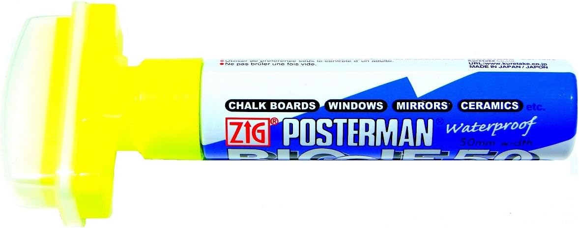 Amazon.com : Zig Posterman Chalkboard Marker Pen - Biggie 50mm Tip ...