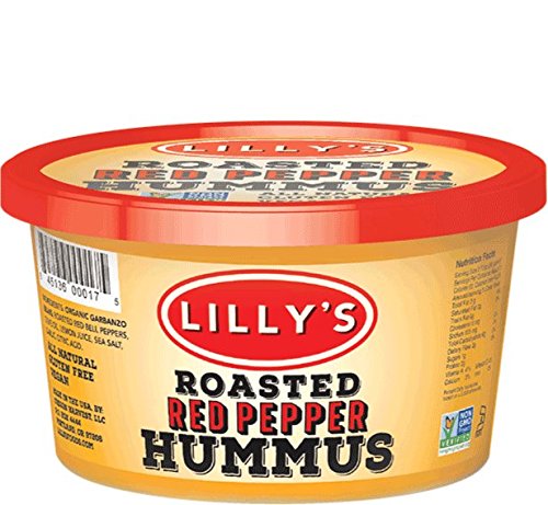 Amazon.com: Lilly's, All Natural Hummus Roasted Red Pepper, 12 oz ...