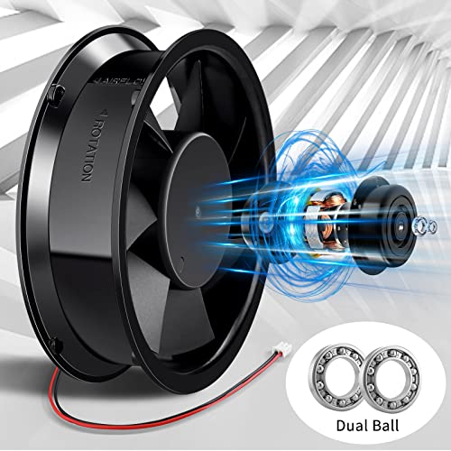 Snapklik.com : DC Axial Fan High Ariflow 250CFM Industrial Case Cooling ...