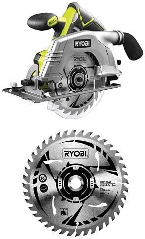 Ryobi R18CS-0 ONE+ 18 V Cordless Circular Saw, 165 mm with extra Blade ...