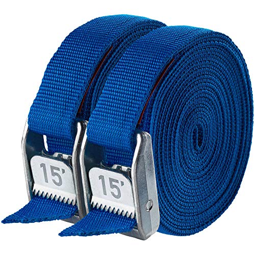 Snapklik.com : NRS 1 Heavy Duty Tie Down Strap 2 Pack - Iconic Blue ...