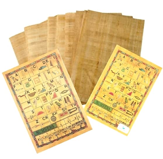 Buy Egyptian Papyrus 6x8 inches(15x20 cm) for Art Projects, printer ...