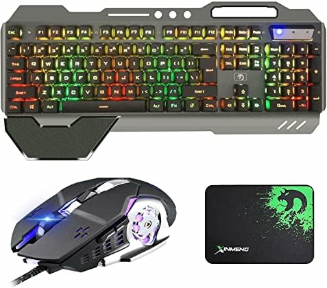 Amazon.com: K618 Wired Gaming Keyboard and Mouse Set RGB Backlit for PC ...